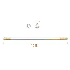 Tie Rod Ends 4PCS & Tie Rod 2PCS Kit, Compatible With 1999-2008 Honda Sportrax 400, 2009-2014 Honda Trx400X, Ball Joint Set, ATV UTV Part Accessories