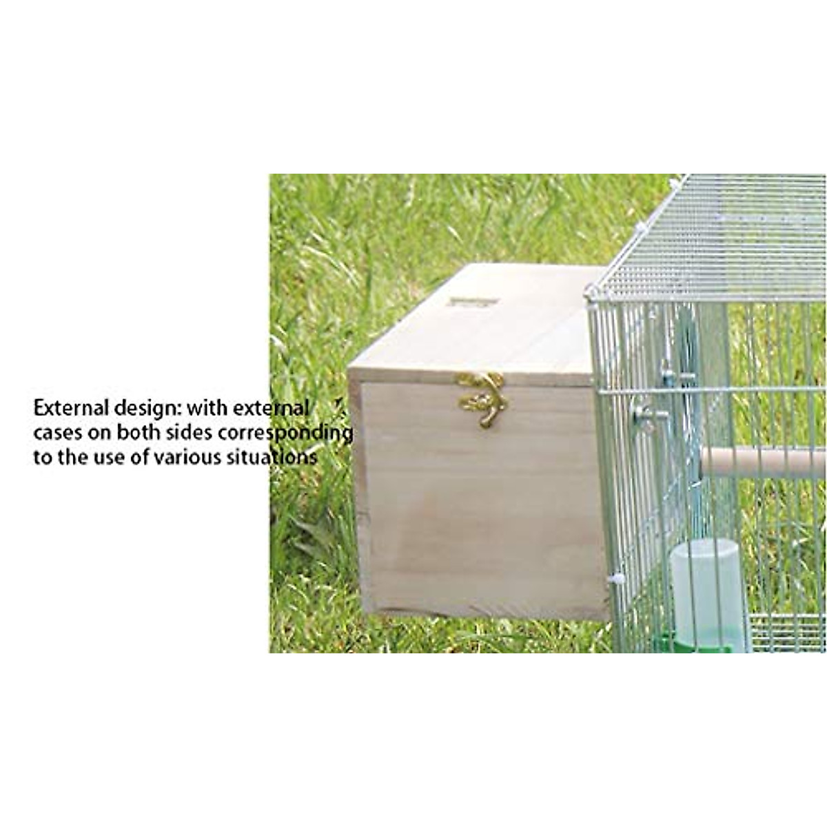 Tyoo Bird Cage Pet Supplies Suitable for Small Birds Used As a Nest for Homing Pigeons Suitable for Most Bird Cages Assembled and Cleaned