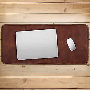 Londo Top Grain Leather Extended Mouse Pad - Desk Mat