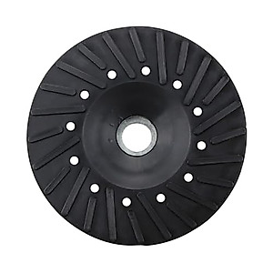 BHA Angle Grinder Ribbed Backing Pad for Resin Fiber Disc, 5" x 5/8"-11