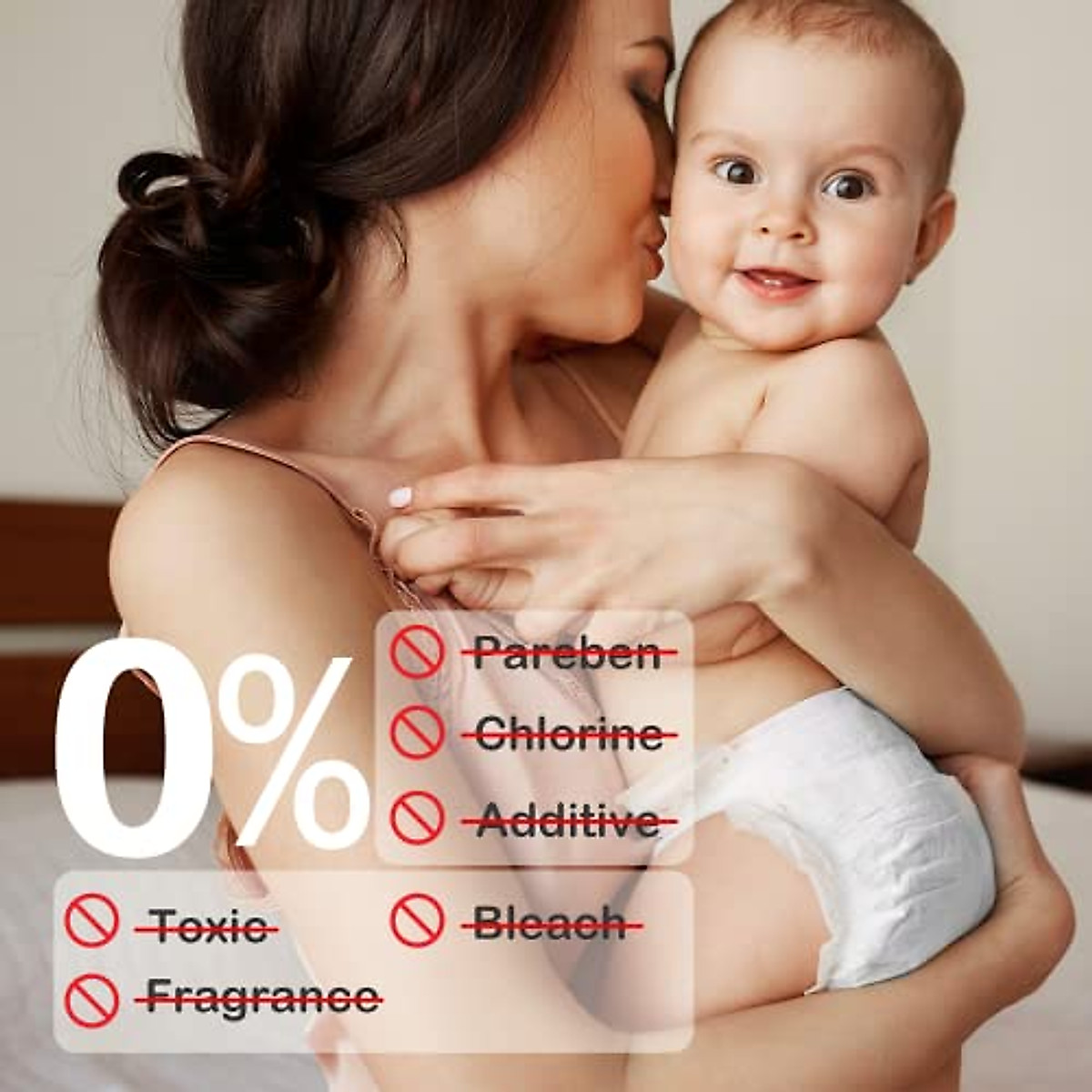 Newborn Baby Diapers Size 2(12-18lb) 74 Count Babycozy Bouncy Soft Diapers Hypoallergenic, Dry Disposable Diapers with Softer Touch 0.8D Diaper &10 Micron Velvet Fiber to Protect Sensitive Infant Skin