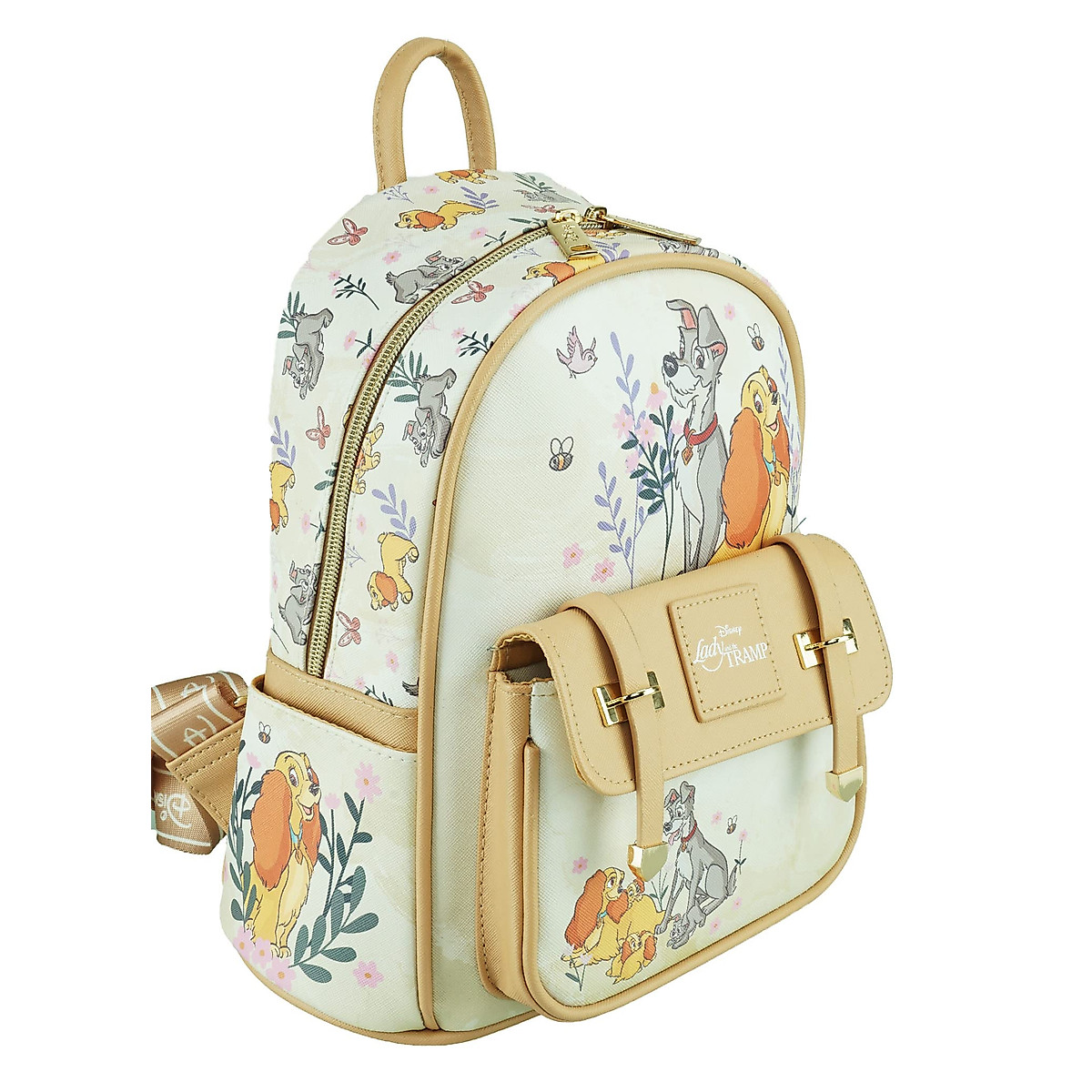 Disney Lady and the Tramp Wondapop 11 Inch Vegan Leather Mini Backpack