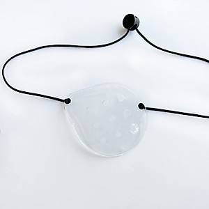 Vandorla Eye Shield, 2 Pcs Plastic Eye Shield Eye Patch for Eye Protection Eye Surgery Covering Breathable with 2 Elastic Rope, Transparent