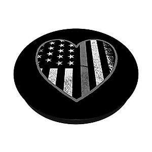 Thin Gray Line Correctional Officers Gift PopSockets PopGrip: Swappable Grip for Phones & Tablets