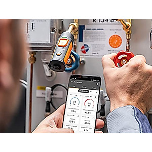 testo Smart Probe Kit I HVAC/R Gauge Set for air Conditioning, Refrigeration and Heating System I Includes testo 115i and 549i – with Bluetooth