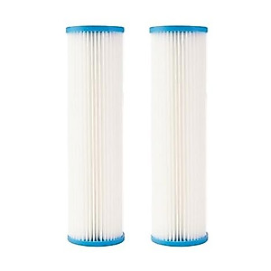 Watts Pack of 2 Filter (WPC0.35-975) 9.75"X2.75" 0.35 Micron Pleated Sediment Filters by IPW Industries Inc.
