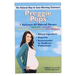 Preggie Pops Lolliepop Kosher 7 Lollipop Pack - Variety Flavor