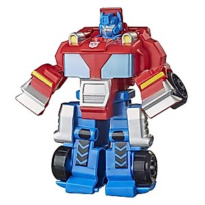 Transformers Playskool Heroes Rescue Bots Academy Classic Heroes Team Optimus Prime Converting Toy, 4.5-Inch Action Figure, Ages 3 and Up