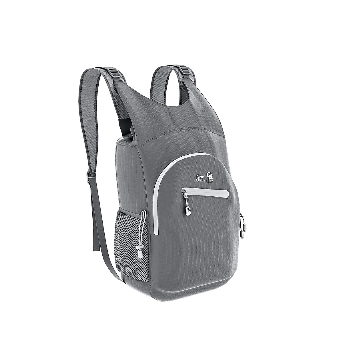 Outlander 100% Waterproof Hiking Backpack Lightweight Packable Travel Daypack(Grey) 25L