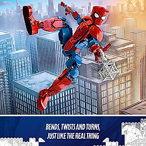 LEGO Marvel Spider-Man 76226 Building Toy - Fully Articulated Action Figure, Superhero Movie Inspired Set with Web Elements, Collectible Model for Boys, Girls, and Kids Ages 8+
