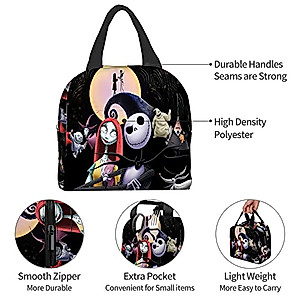 VRTMSNA Valentines Day Christmas Lunch Bag Double-Layer Insulated Lunch Box Bag Waterproof And Leak-Proof Ice Bag Picnic Bag Reusable Men And Women Travel Portable Storage Bag