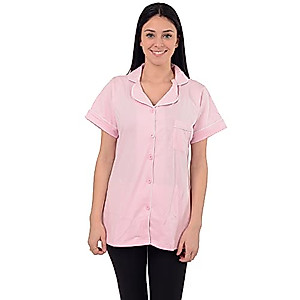 USBD Post Mastectomy Surgery Recovery Shirt Camisole (Pink, Large)
