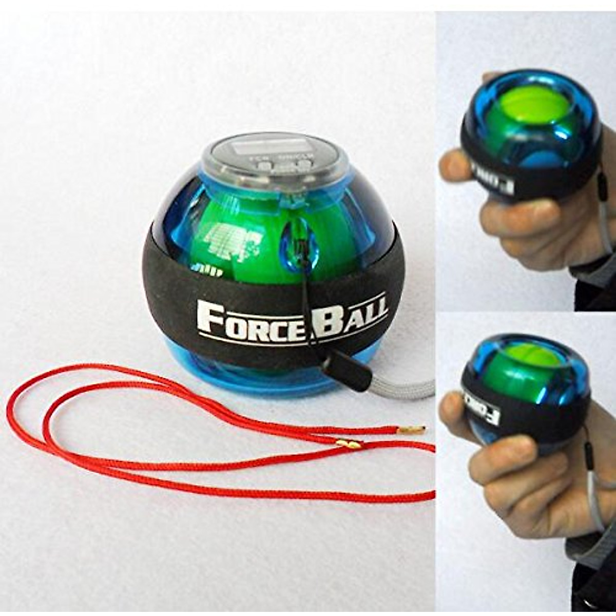 YANGHX Wrist Trainer Arm Exercise Force Ball with LED Lighting & Speed Meter