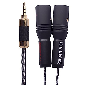 P2.5-M2 HiFi Hi End 2.5mm TRRS Balanced Male to 2 XLR Male Cable, for Astell&Kern AK100II, AK120II, AK240, AK380, AK320, DP-X1A, FIIO X5III, XDP-300R, iBasso DX200, KANN etc. (3.2ft (1M))