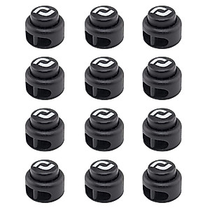 Heavy Duty Cord Locks - Double Hole Drawstring Stopper Fastener for No Tie Shoelaces and More