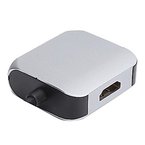 USB Type C Hub,HDMI Type C Hub Adapter,TypeC to HDMI Compatible + 1080P VGA USB Hub Docking Station Adapter,Plug and Play.