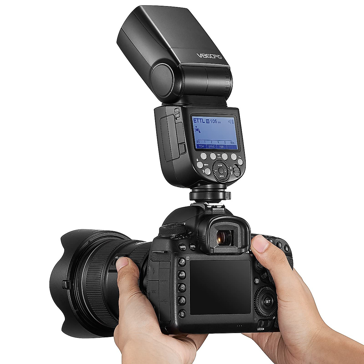 Godox Camera Flash Speedlight V860III-C for Canon [Upgraded Li-on Battery] Compatible with Canon Digital Cameras 6D 7D 50D 60D 500D 550D 600D 650D 1000D 1100D 1DX 580EX II 5D Mark II III