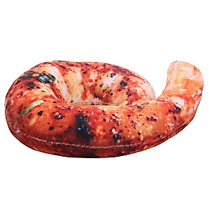 Jauarta Food Cushion Pillow Sleeping Decoration Plush Toys Gift Back Support Simulation Food Pillow (Grilled Shrimp Pillow)