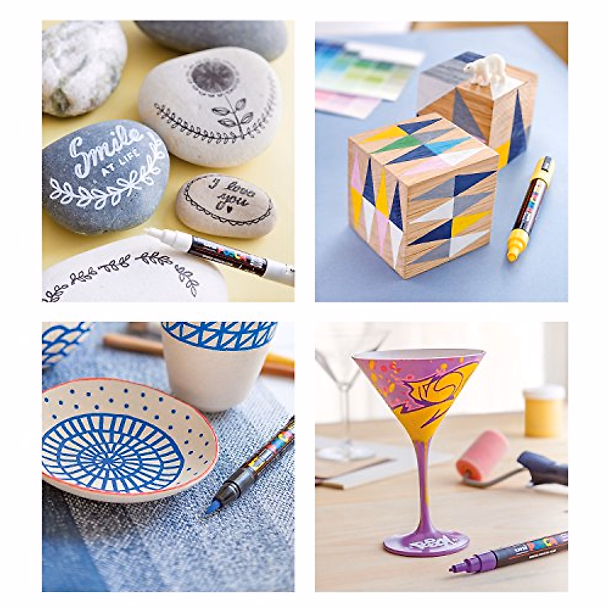 Mitsubishi Posuka 8-color set very thick character PC17K8C