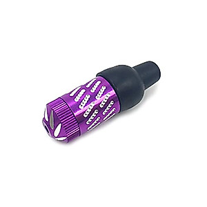 Unique Small Funnel with 10 Health Barriers Snuff Bullet Powder Dispenser 3 Pack (F)