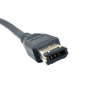 Micro Connectors, Inc. 10 feet Firewire IEEE 1394 6 Pin Male to 6 Pin Male Cable (E07-210) , Black