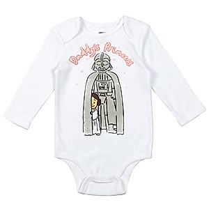 STAR WARS The Mandalorian Grogu Newborn Baby Girls 3 Pack Bodysuits Multicolor 0-3 Months