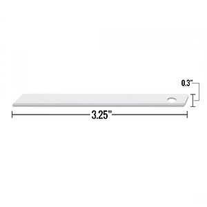 ToolTreaux 10-Pack Snap-off 9mm Utility Knife Ceramic Razor Blades, Ultra Sharp Craft Supplies