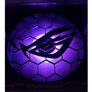 Savant PCs ROG 120mm Case Fan Radiator Grill Cover (Black)