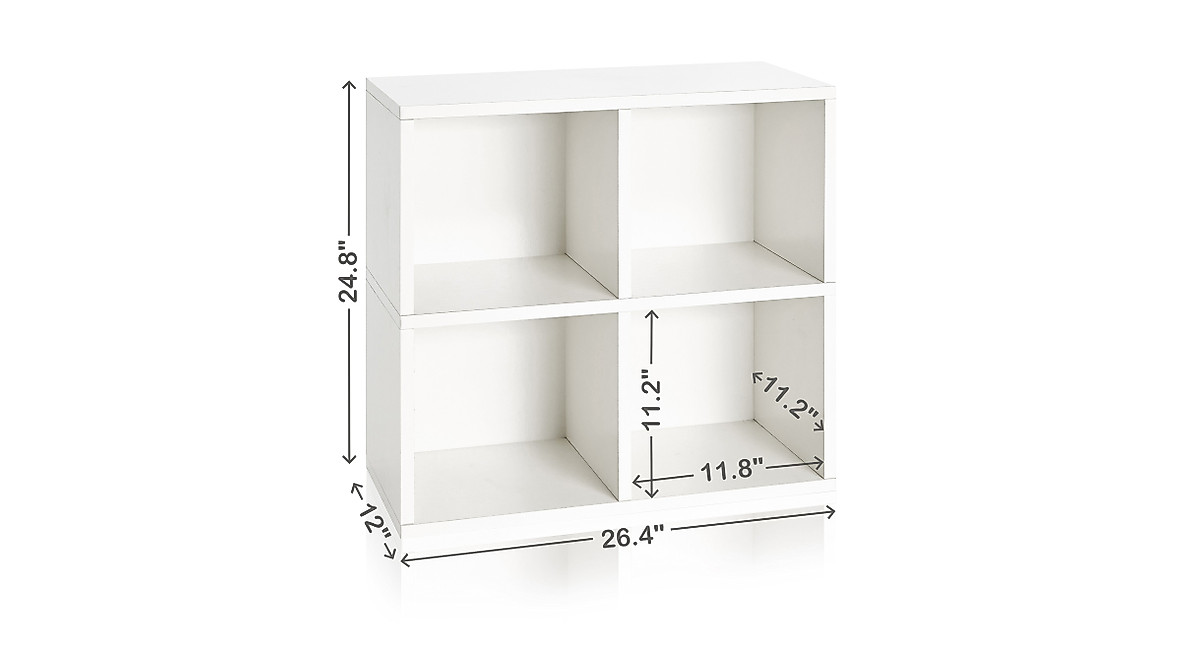 Way Basics Eco Stackable Quad Cube - Versatile Storage