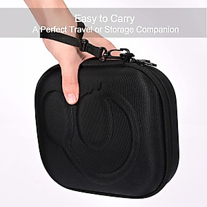 RAIACE Hard Travel Case for JBL Tune 710BT /JBL Live 650BTNC/ 400BT / 500BT and JBL Tune 510BT / 500BT / 660 BTNC/Bluetooth Headphone.-Black(Black Lining)