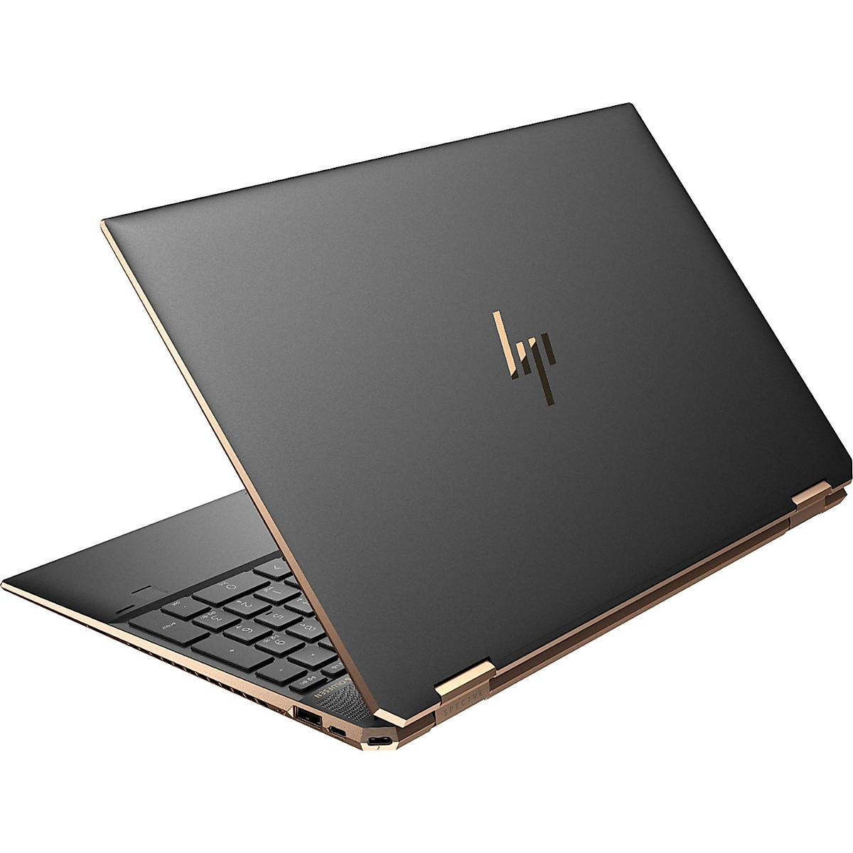 HP Spectre X360 15.6-inch 4K UHD Touchscreen 512GB SSD + 32GB Optane 11th Gen i7 (16GB RAM, Quad-Core i7-1165G7 up to 4.7GHz, Windows 10 Home, 3840 x 2160) Nightfall Black, 15-eb1043dx (Renewed)