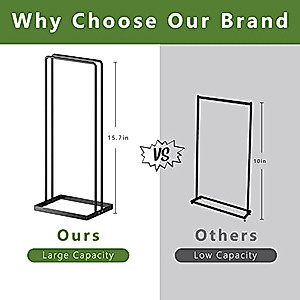 Hanger Organizer Rack Hanger Stacker Holds up 110 Wire Clothes Hangers for Laundry Room Closet Space Saving,Hanger Rack Storage is Especially Suitable for Adults and Baby Standard Velvet Hangers