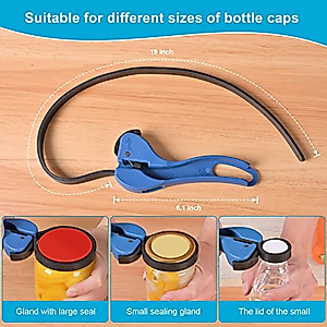 MSEONA Jar Opener with original safety design, jar opener for Weak Hands,Jar Lid Opener Tool,Jar openers for Seniors with Arthritis