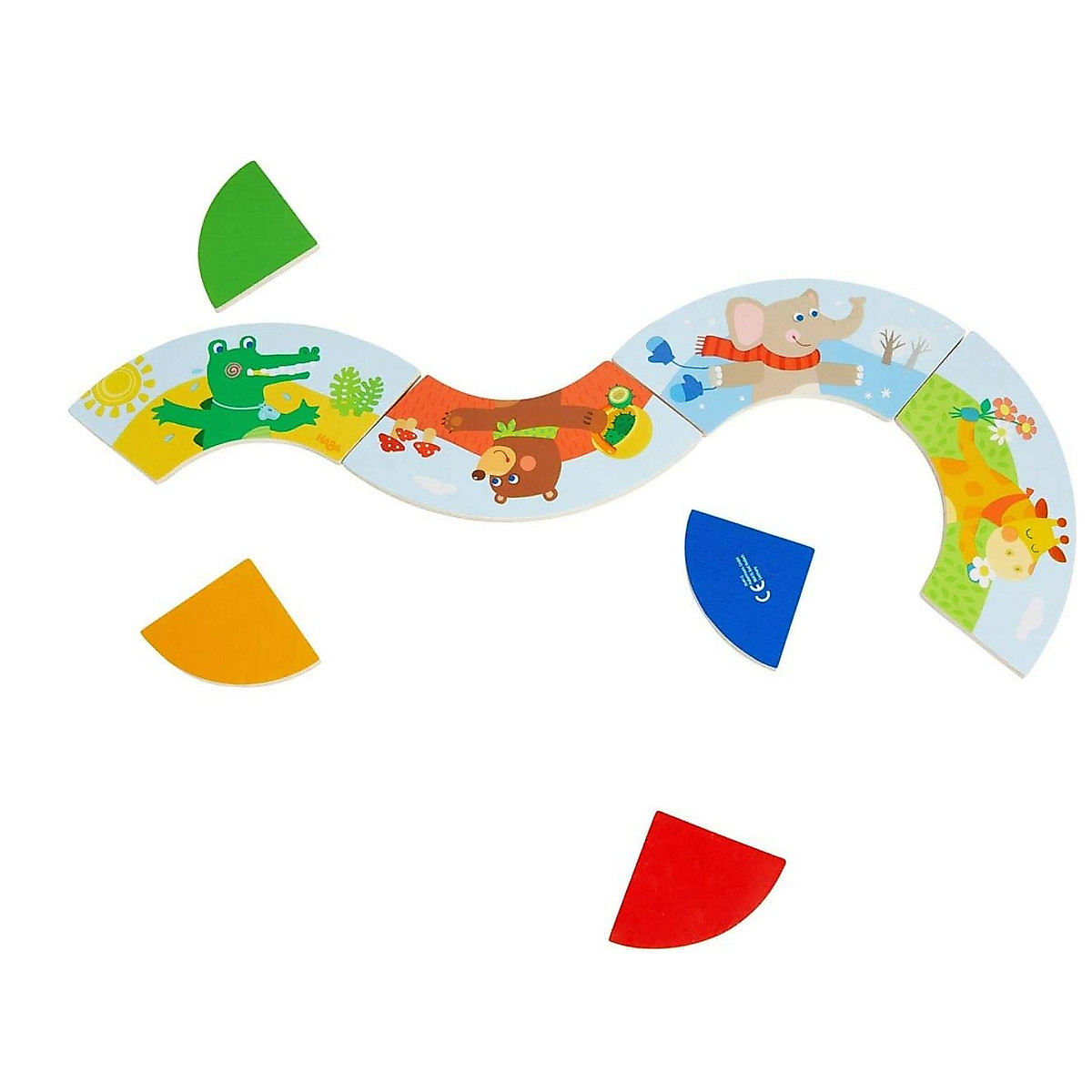 HABA Wooden Animal Seasons Arranging Game