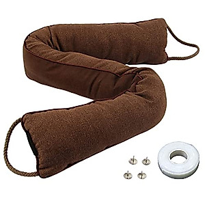 Door Draft Stopper, 36 inch Draft Stopper,Noise Isolation Stopper Door, Dust Blocking Under Door, Suitable for Interior/Exterior Doors (Brown)