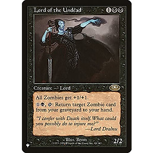 Magic: the Gathering - Lord of The Undead - The List