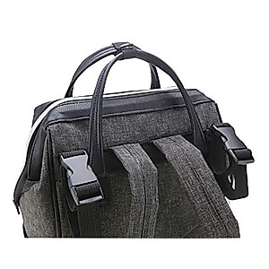 Bananafish Midi Diaper Backpack, Black