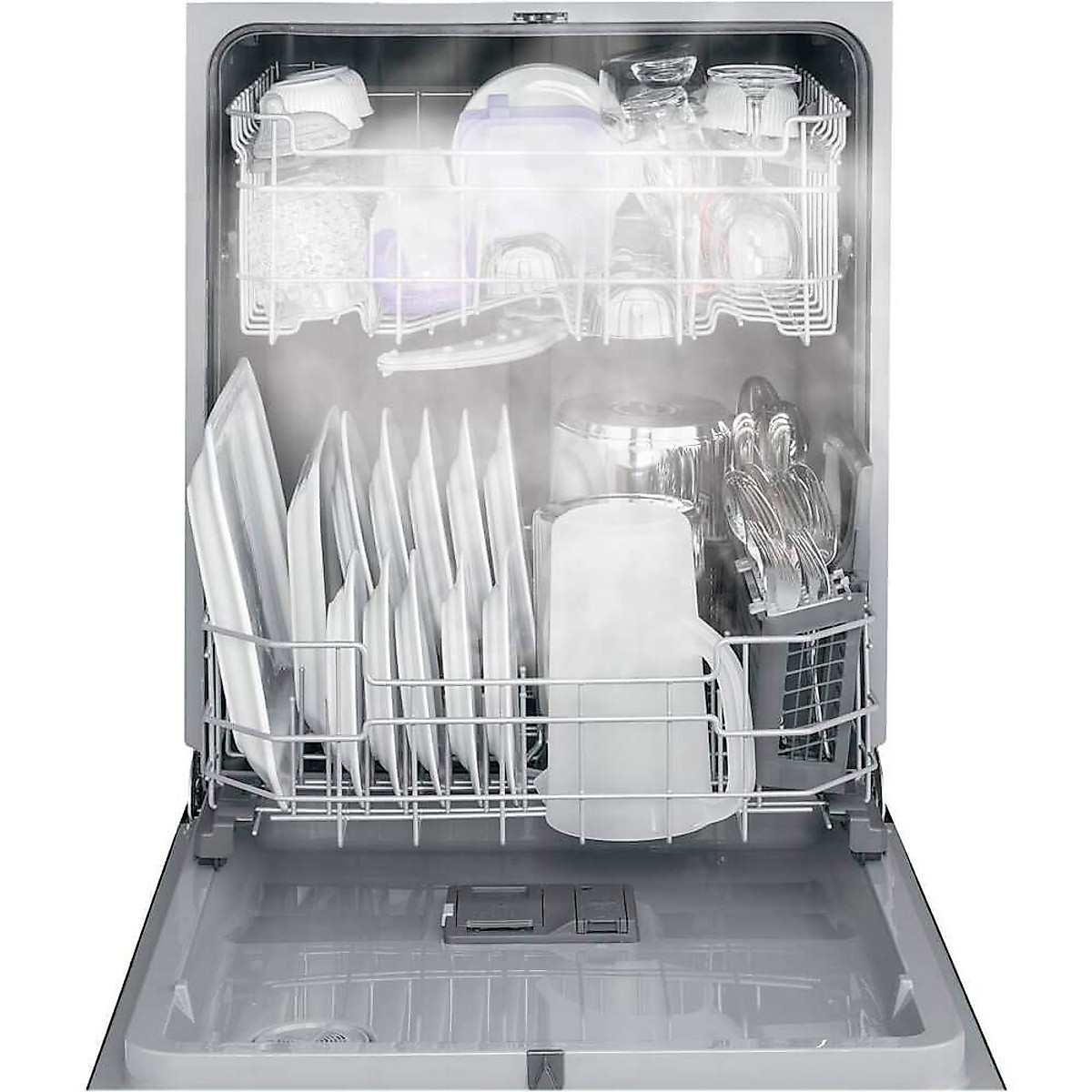 GE GDT530PSPSS 24" Stainless Steel Fully Integrated Dishwasher with 16 Place Settings 4 Cycles 8 Options Dry Boost and Piranha Hard Food Disposer