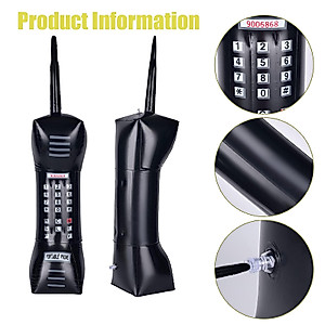 AYRXG Inflatable Boom Box 90s Phone Prop Inflatable Mobile Phones Inflatable Microphones for 80s 90s Party Decorations Inflatable Props for Hip Hop Theme Birthdays Party Supplies