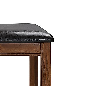 Dining Table Set for 6, Kitchen & Dining Room Sets, Rubber Solid Wood, 60''L × 36" W