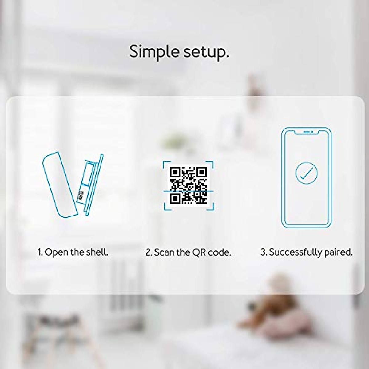 Zwave Door Sensor Window Sensor, Z-Wave Plus Enabled Aeotec 3-1 Door Window Sensor 7 Pro, Zwave Hub Required, Gen 7, White (Door/Window Sensor 7 Pro)