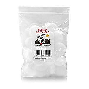 Downtown Pet Supply Squeakers for Dog Toys - Dog Toy Medium Replacement Squeakers - Repair Squeaky Dog Toys, Cat Toys or Baby Toys - Great for Arts & Crafts - 1.75 in Diameter - Medium - 20 Pack