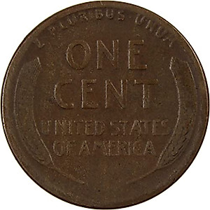 1915 S Lincoln Wheat Cent F Fine Penny 1c Coin SKU:I4224