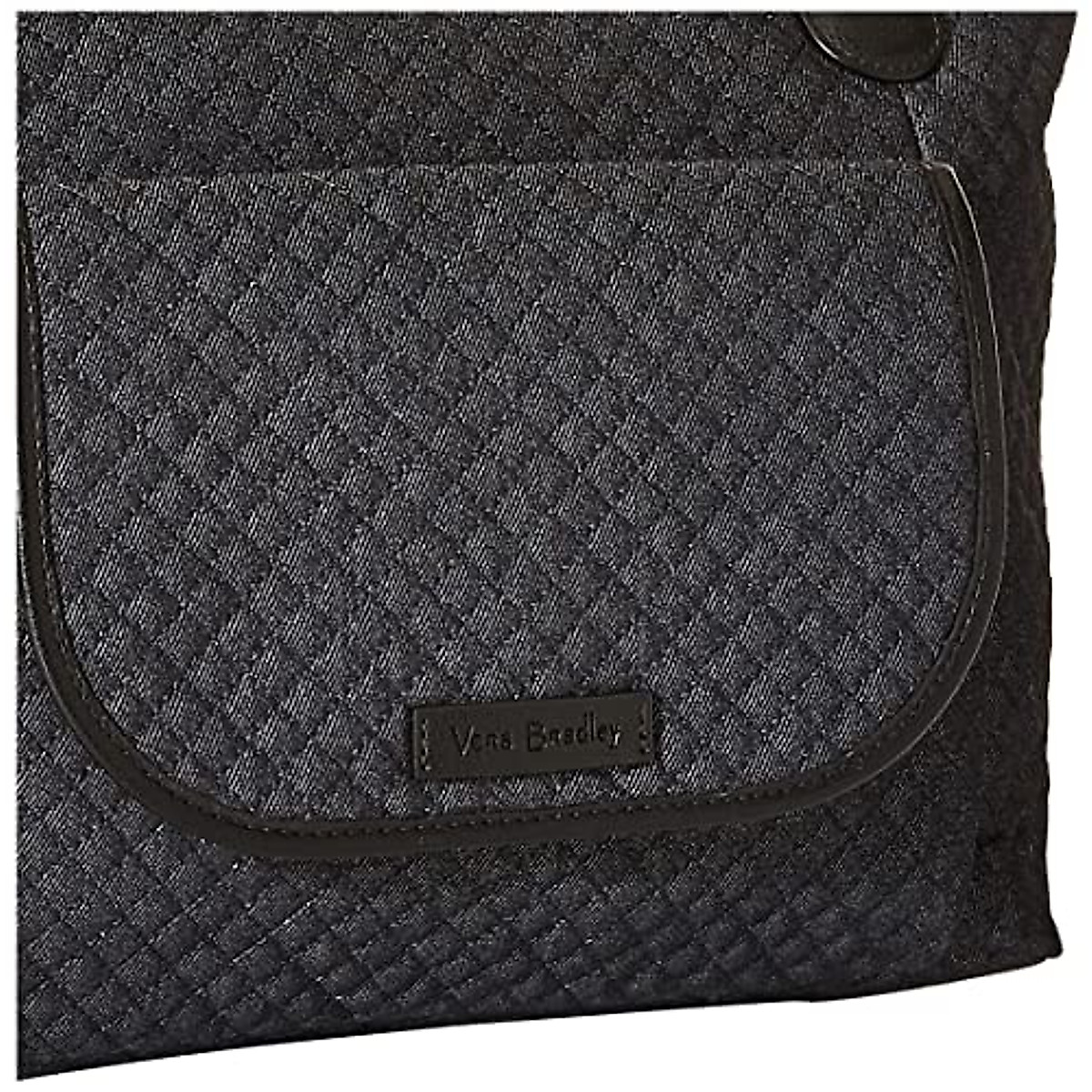 Vera Bradley Women's Denim Carson East West Tote Bag, Denim Navy, One Size