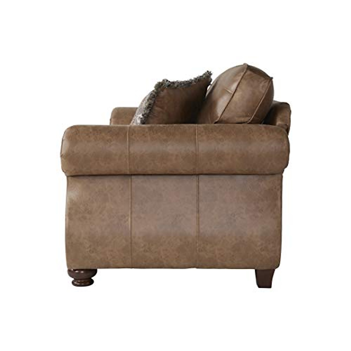 Roundhill Furniture Leinster Love Seats, Jetson Ginger