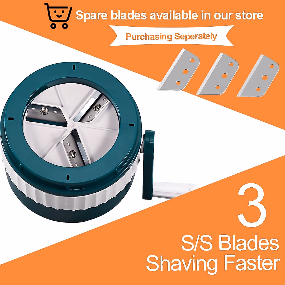 MANBA Ice Shaver and Snow Cone Machine - Premium Portable Ice Crusher and Shaved Ice Machine with Free Ice Cube Trays - BPA Free