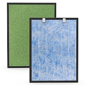 Vegebe 2-Pack Replacement Filter, Compatible with HATHASPACE® HSP002 Smart True 2.0 Air Purifier