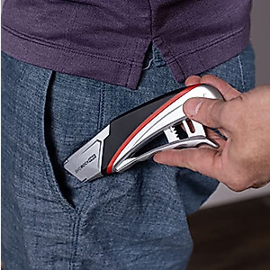 BIRDROCK HOME 1pk Professional Safety Utility Knife - Retractable - Heavy Duty Box Cutter - Safe Blade Lock - Extra Blades - Ergonomic Grip