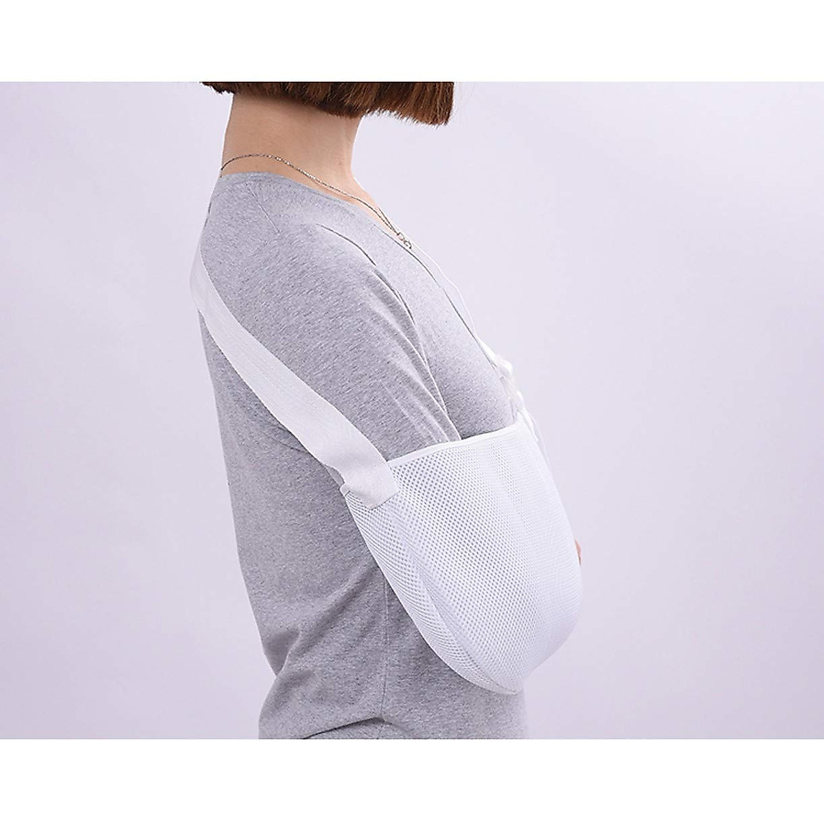 WellieSTR Dislocated Shoulder Sling for Women,Arm Slings, Shoulder Immobilizer Rotator Cuff for Broken Wrist Elbow Support，,Lightweight,Breathable