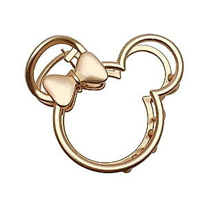 Large Metal Hair Claw Clips (2-Pack), Mouse Lady Thick Hair Barrette, Hollow Non-slip Hair Catch Jaw Clamp for Women Girls